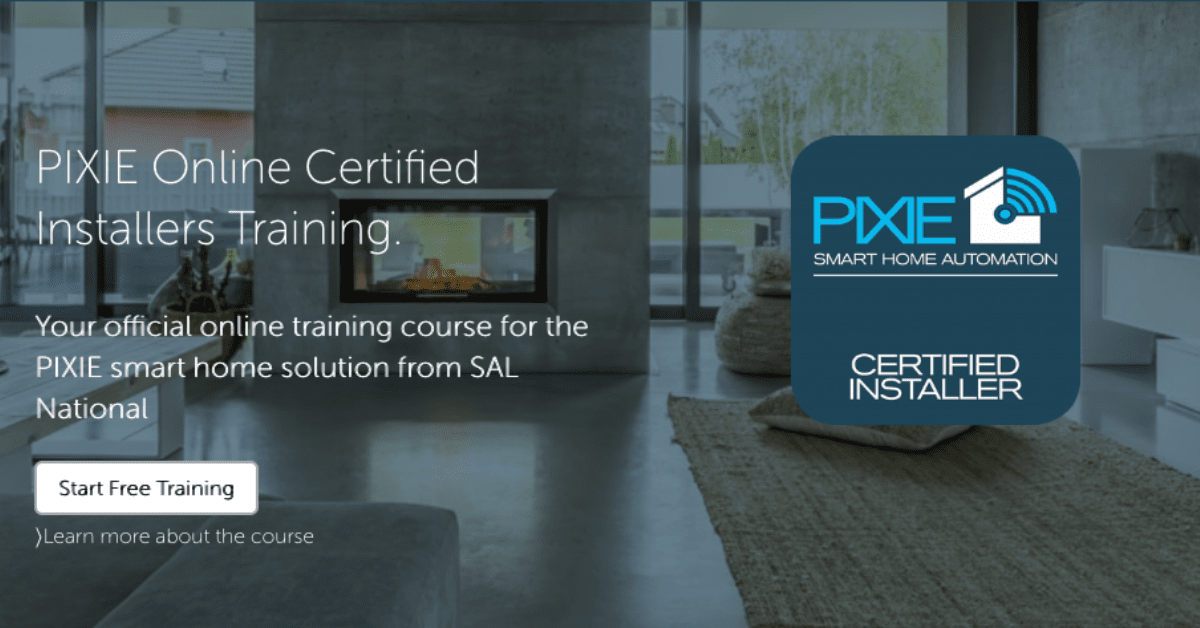 Free Online Smart Home Training - PIXIE Certified Smart Home Installers Course